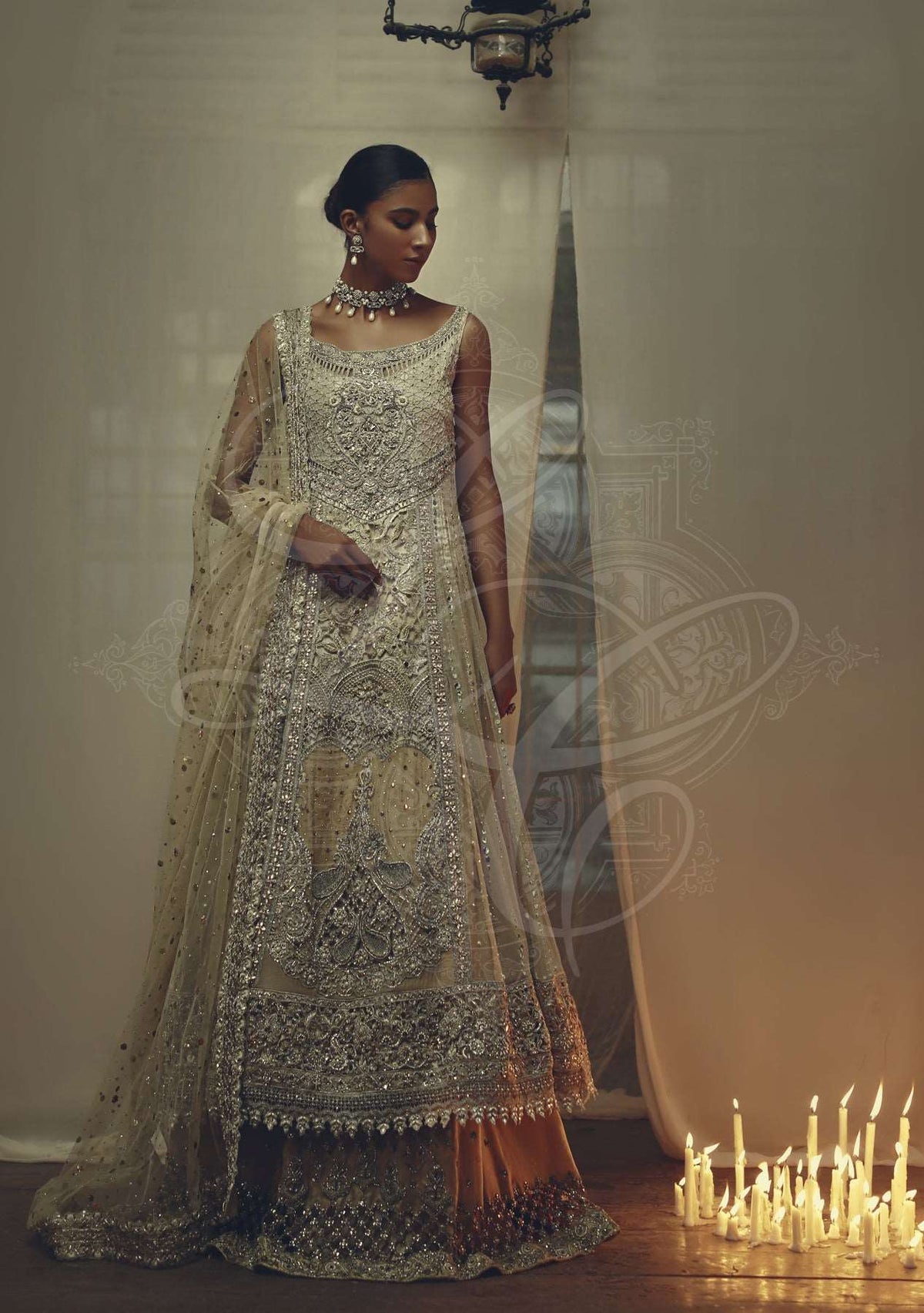 Ivory And Gold Bridal Dress – Layla Chatoor