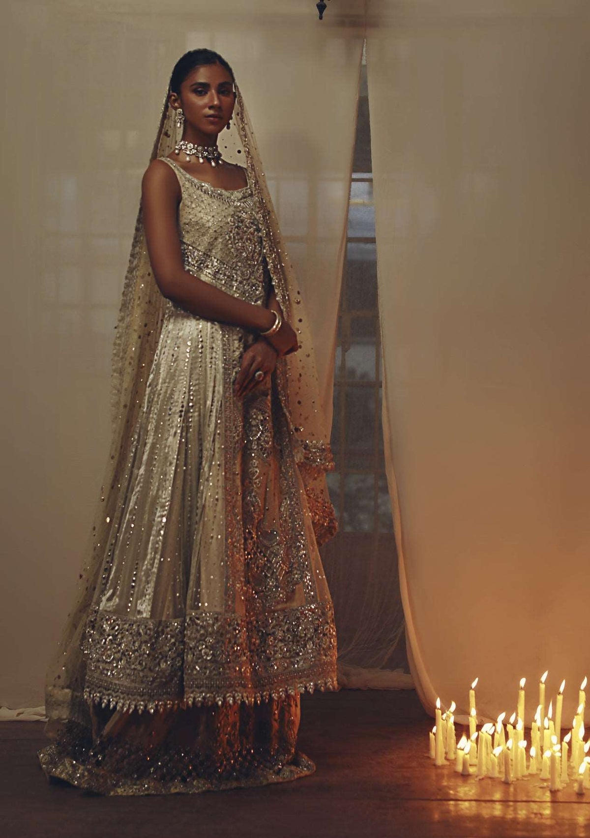 Ivory And Gold Bridal Dress – Layla Chatoor