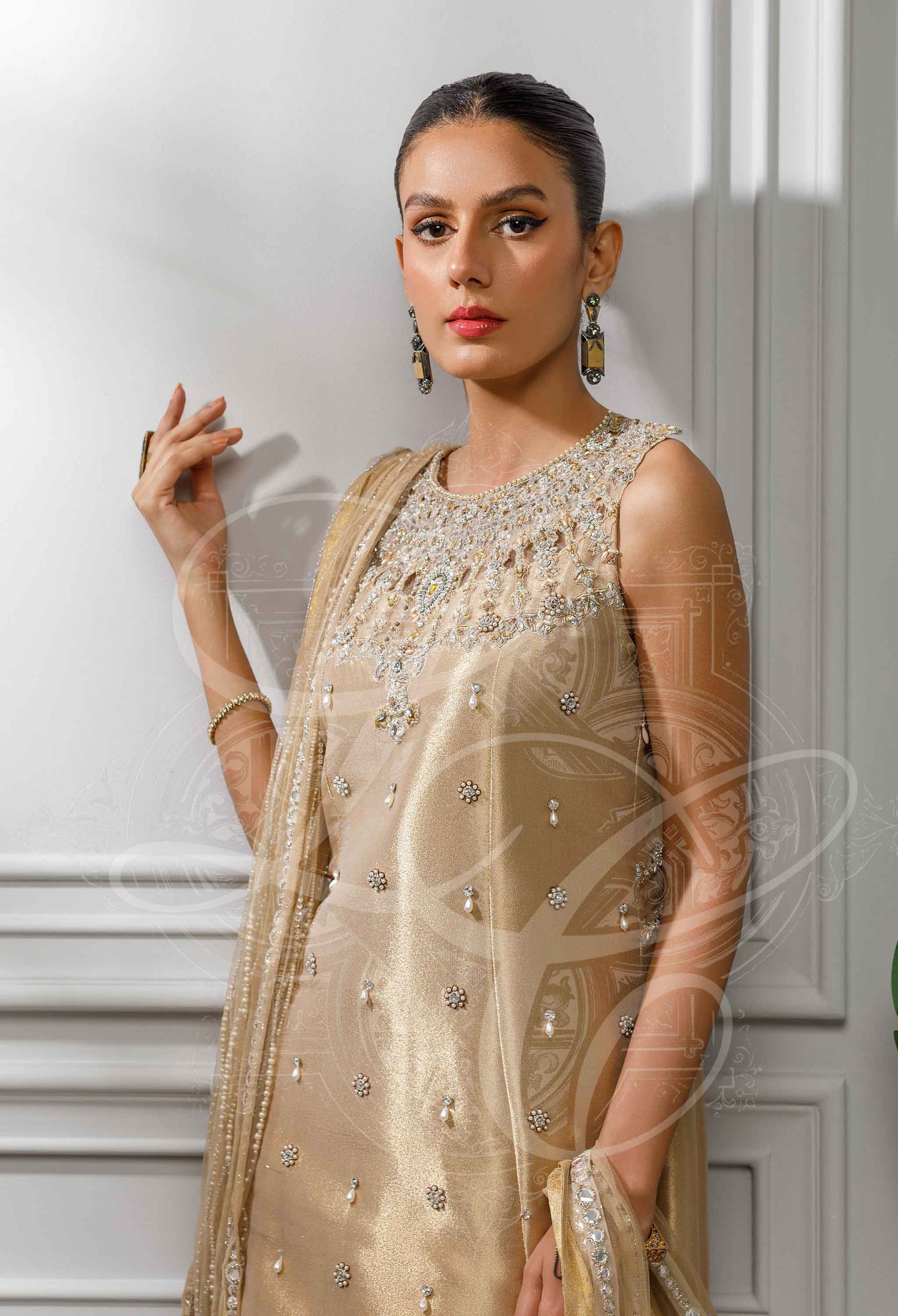 Gold Lame Set - Formal Wear